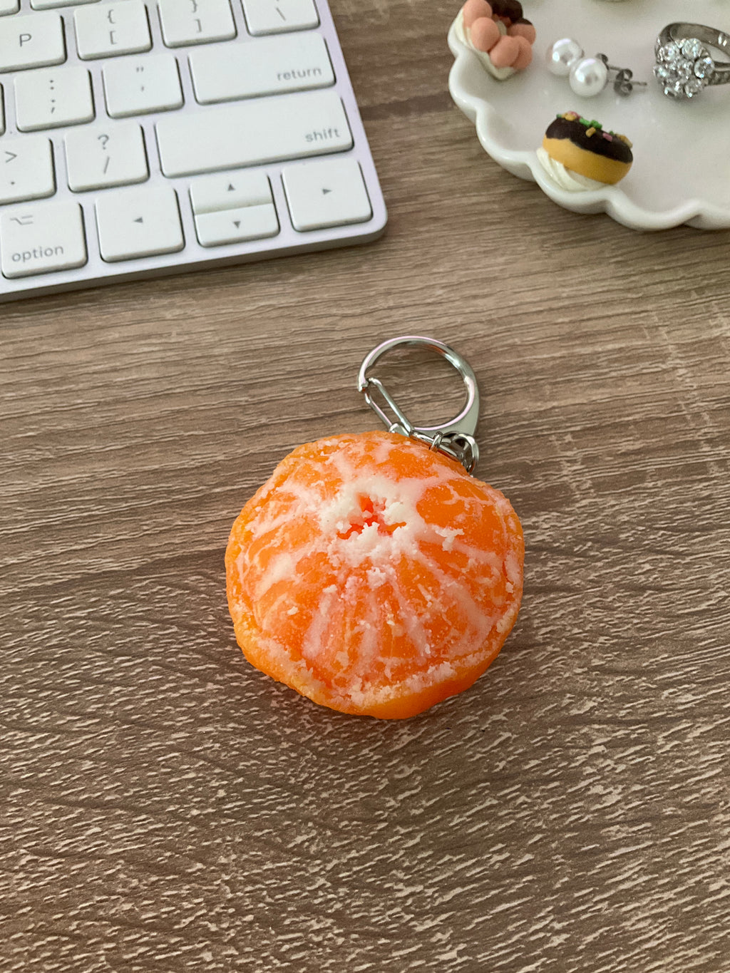 Mandarin Orange Whole Keychain – P FACTORY