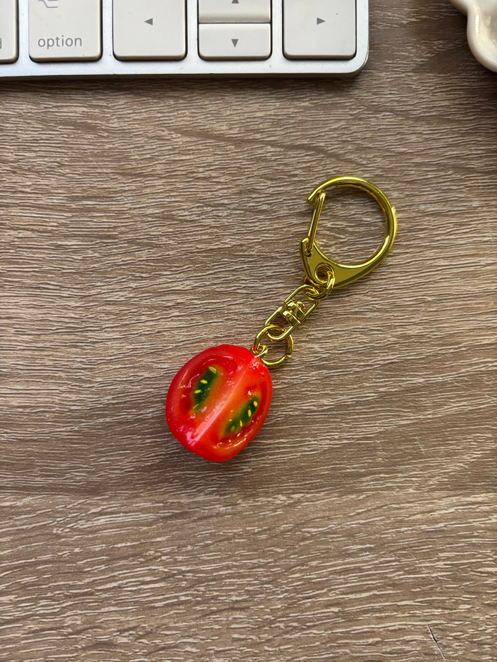 Cherry Tomato Keychain Quarter – P FACTORY