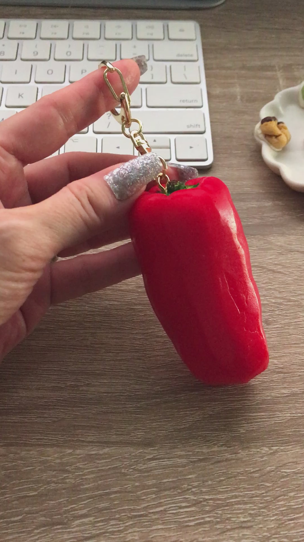 Bell Pepper Keychain Red – P FACTORY
