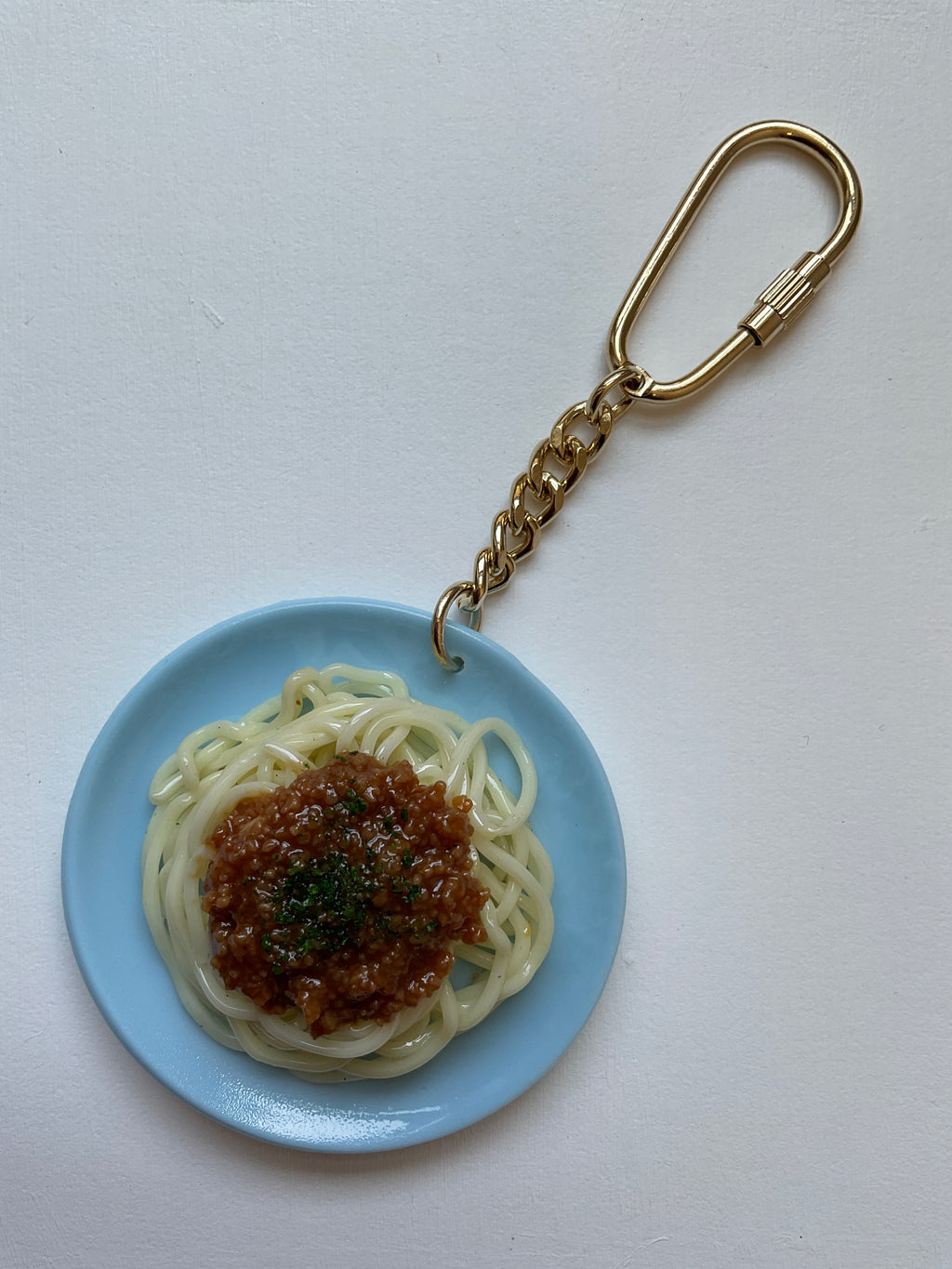 Spaghetti Meat Sauce Keychain – P FACTORY