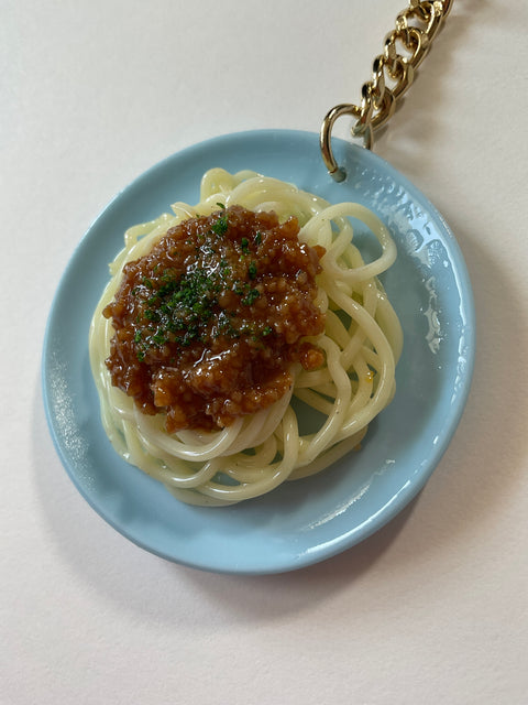 Spaghetti Meat Sauce Keychain – P FACTORY