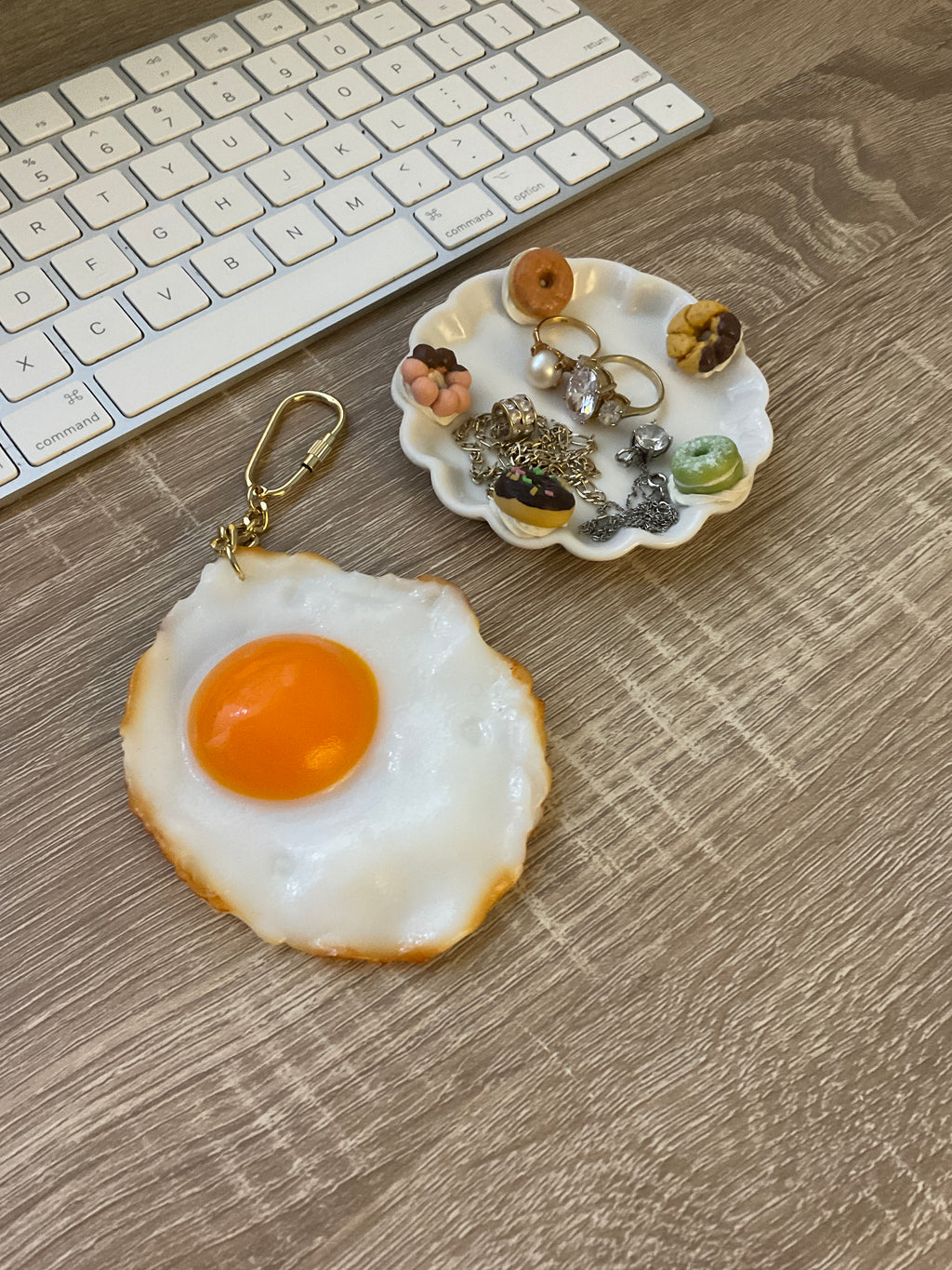 Sunny Side-Up Egg Keychain Large – P FACTORY