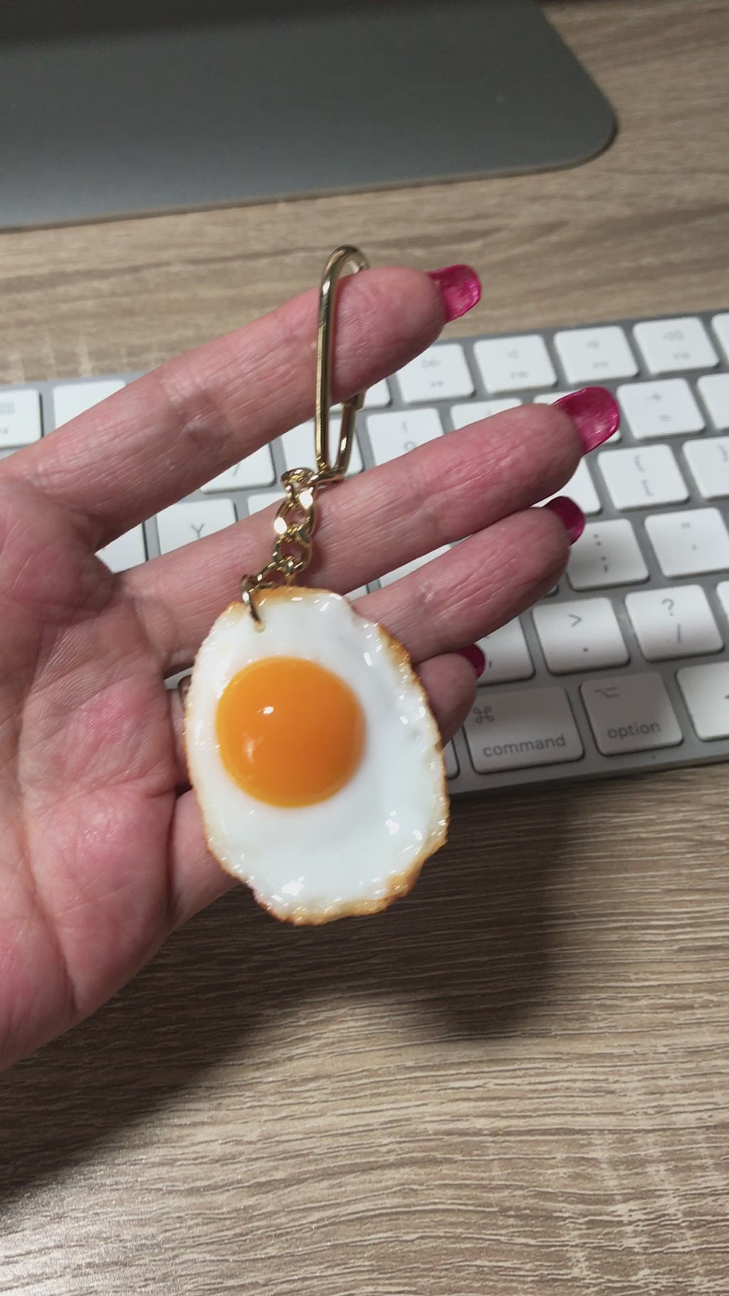 Sunny Side-Up Egg Keychain Small – P FACTORY
